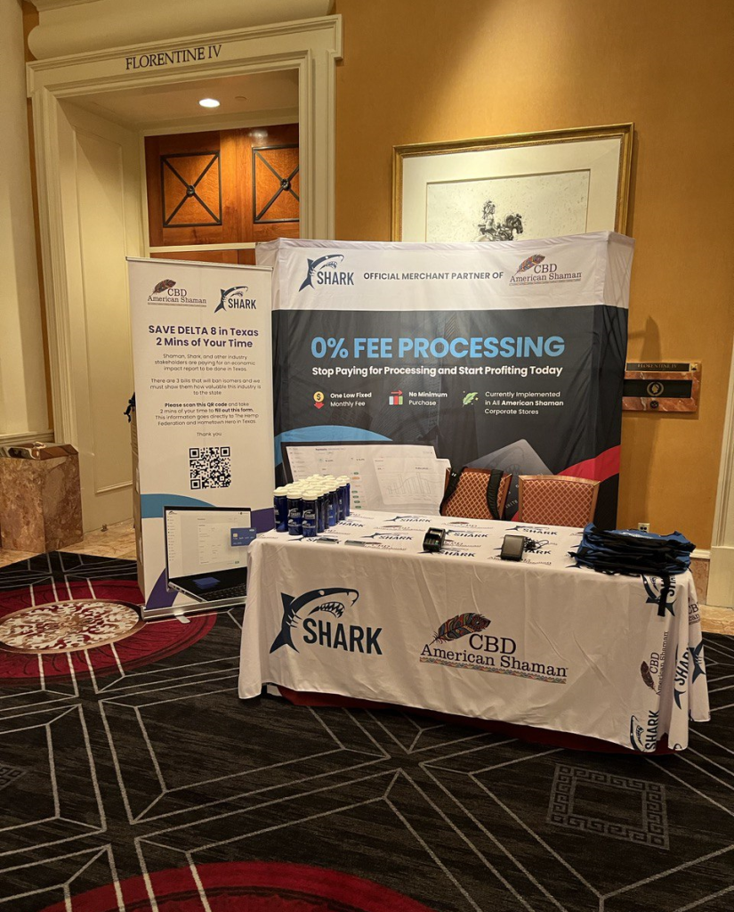 Vegas Show Shark Booth - Shark Processing